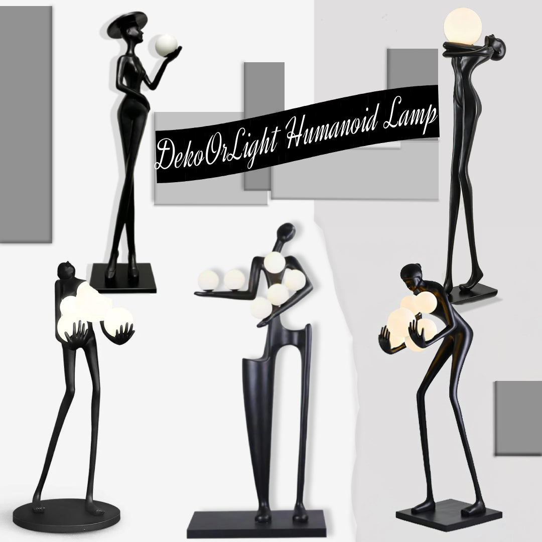 Exploring Modern Lighting Art: Five Unique DekoOrLight Humanoid Lamp ...