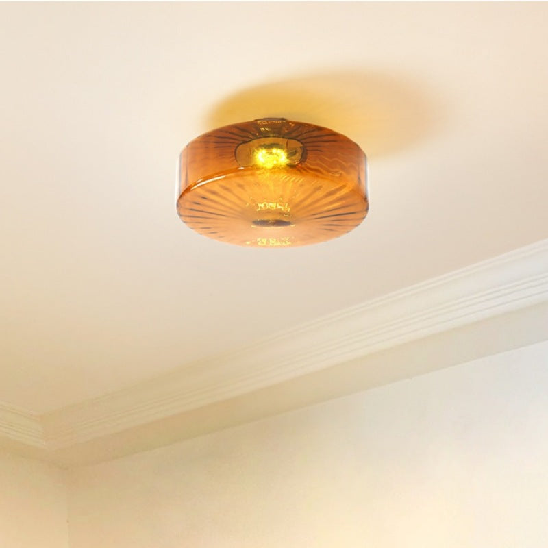 Amber Glass Ceiling Light – Dekoorlight