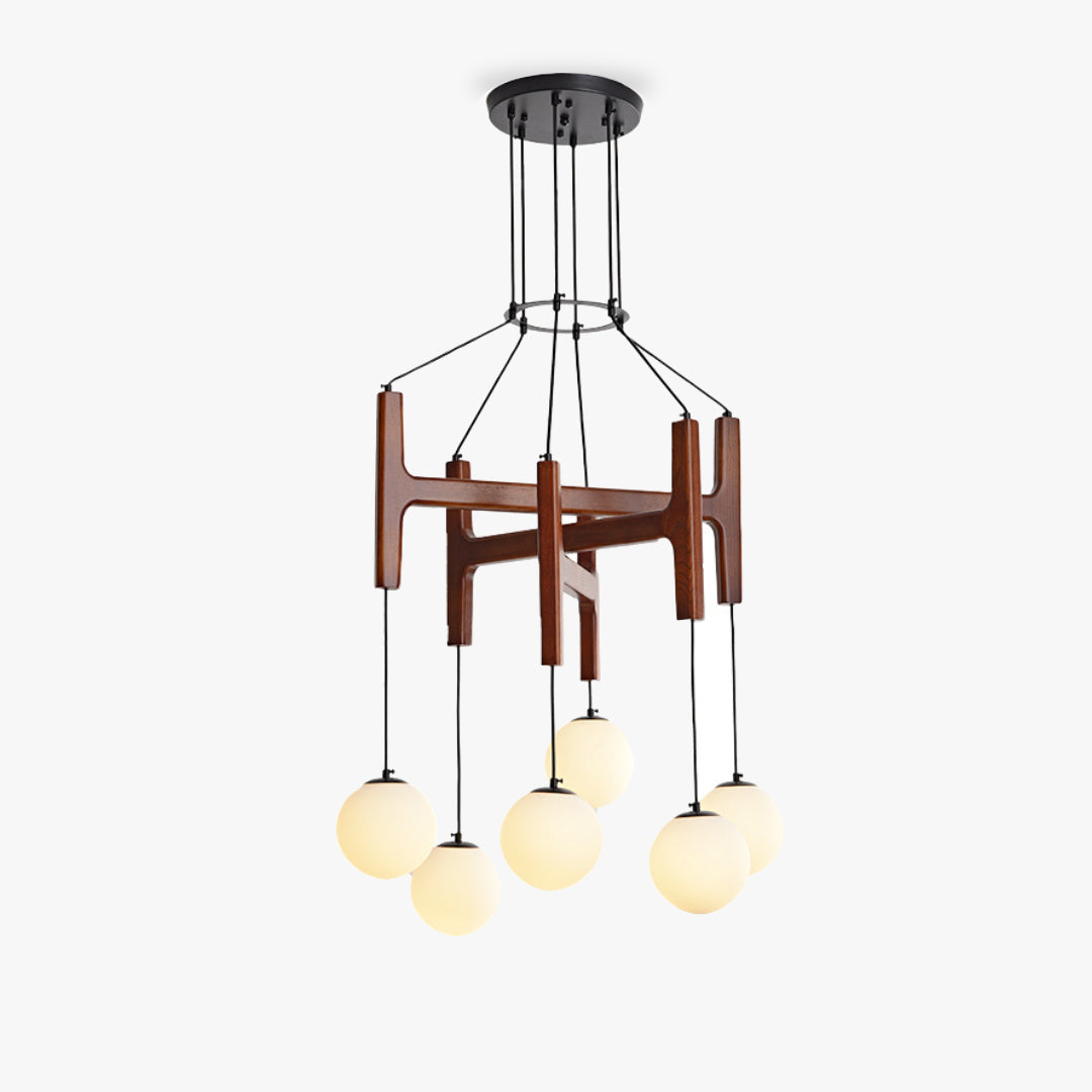 Astra Wood Chandelier – Dekoorlight