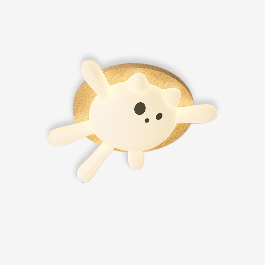 Cream Cat Ceiling Lamp – Dekoorlight