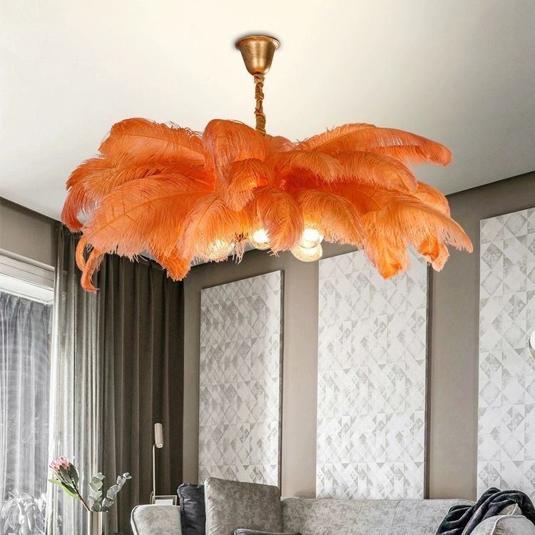 Ostrich Feather Chandelier – Dekoorlight