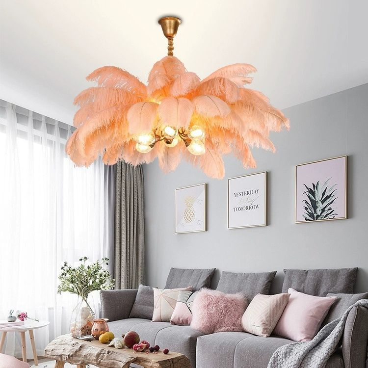 Ostrich Feather Chandelier – Dekoorlight