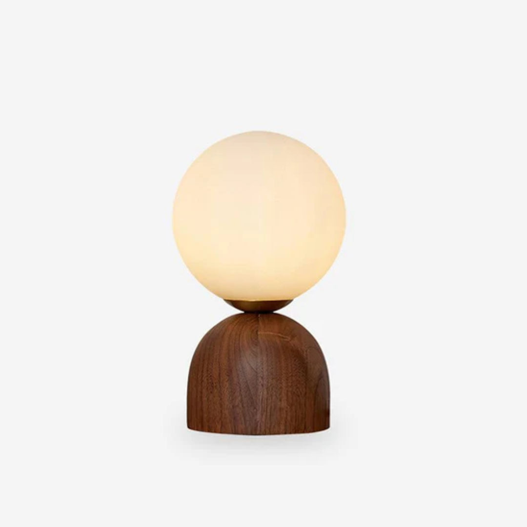 Wooden Round Table Lamp – Dekoorlight